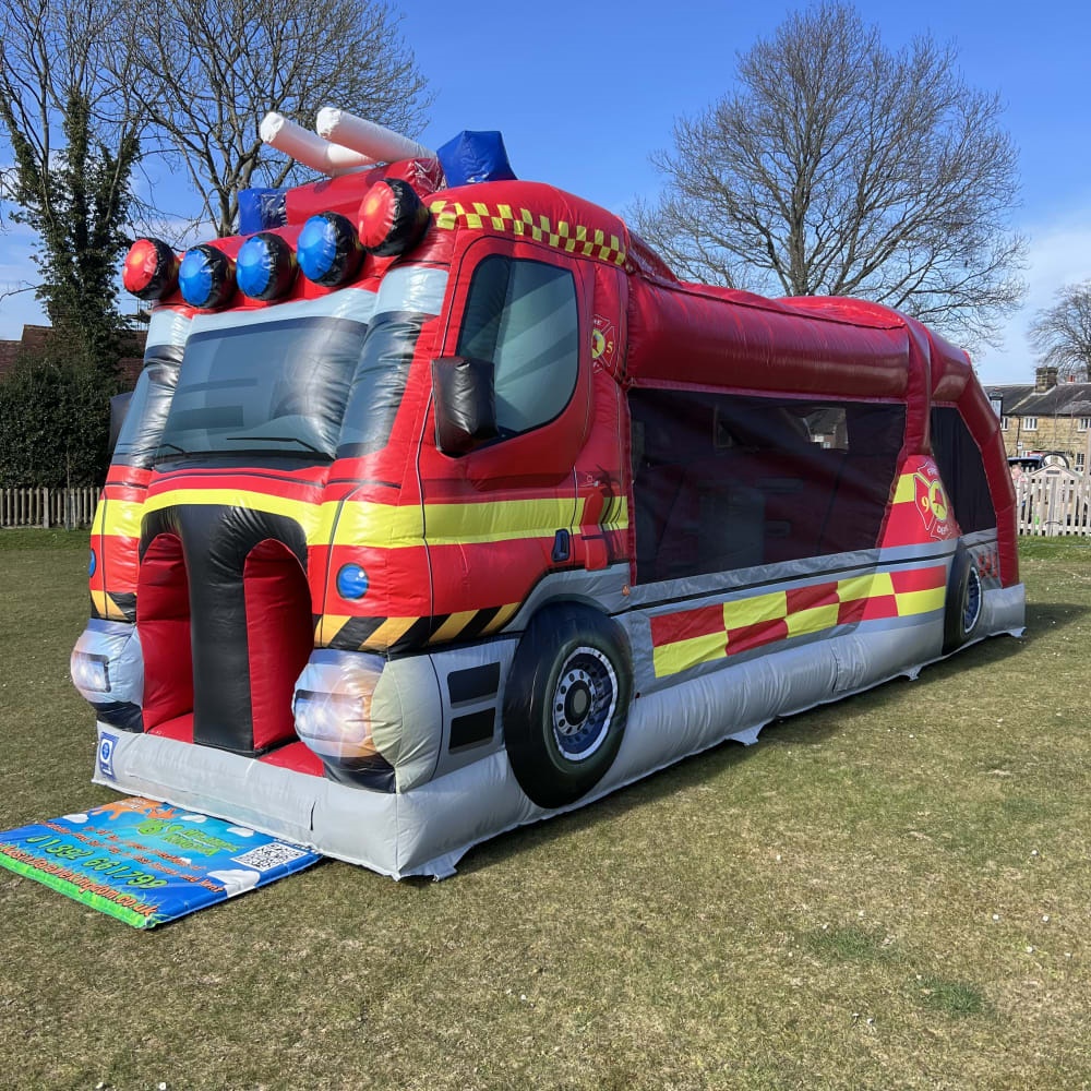 Exclusive Brand New Fire Engine now available for hire - Bouncy Castle ...